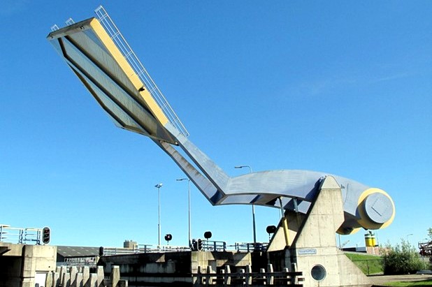 Slauerhoffbrug - The Bridge That Looks Like It's Flipping Pancakes ...